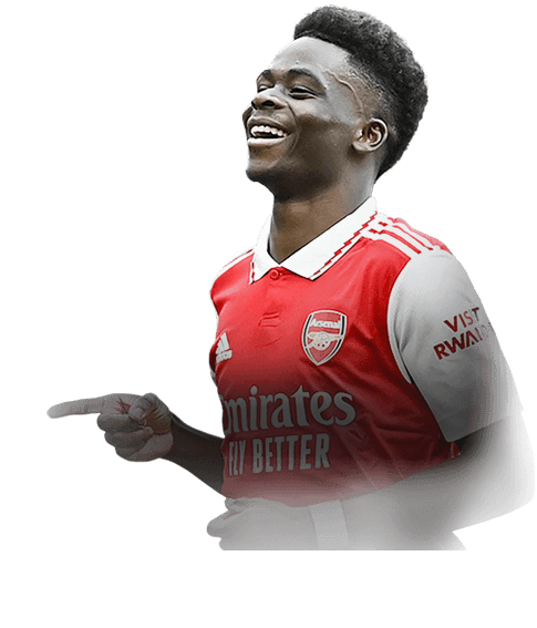 Bukayo Saka 85 RW | Team of the Week Gold | FIFA 23 | FifaRosters