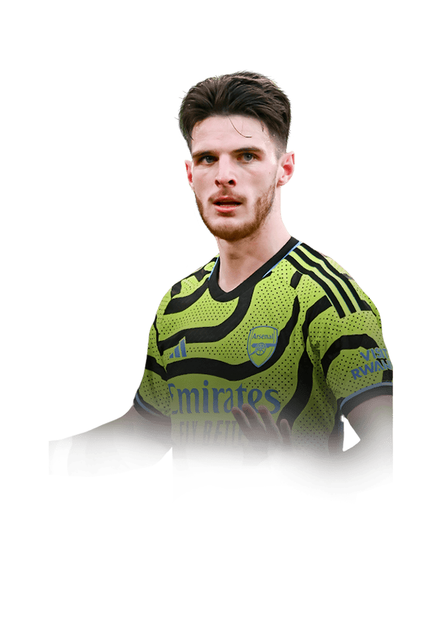 Declan Rice 87 CDM | Team of the Week Gold | FIFA 24 | FifaRosters